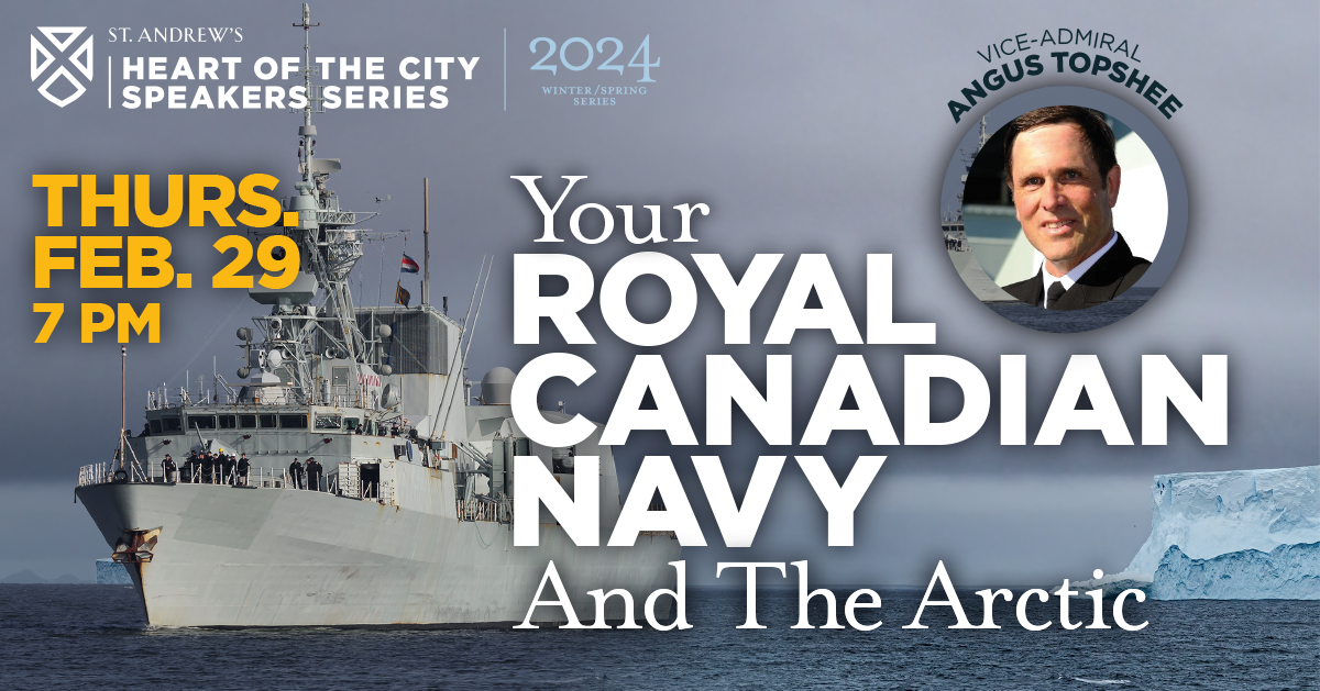 Heart of the City Speakers Series – St. Andrew's Church